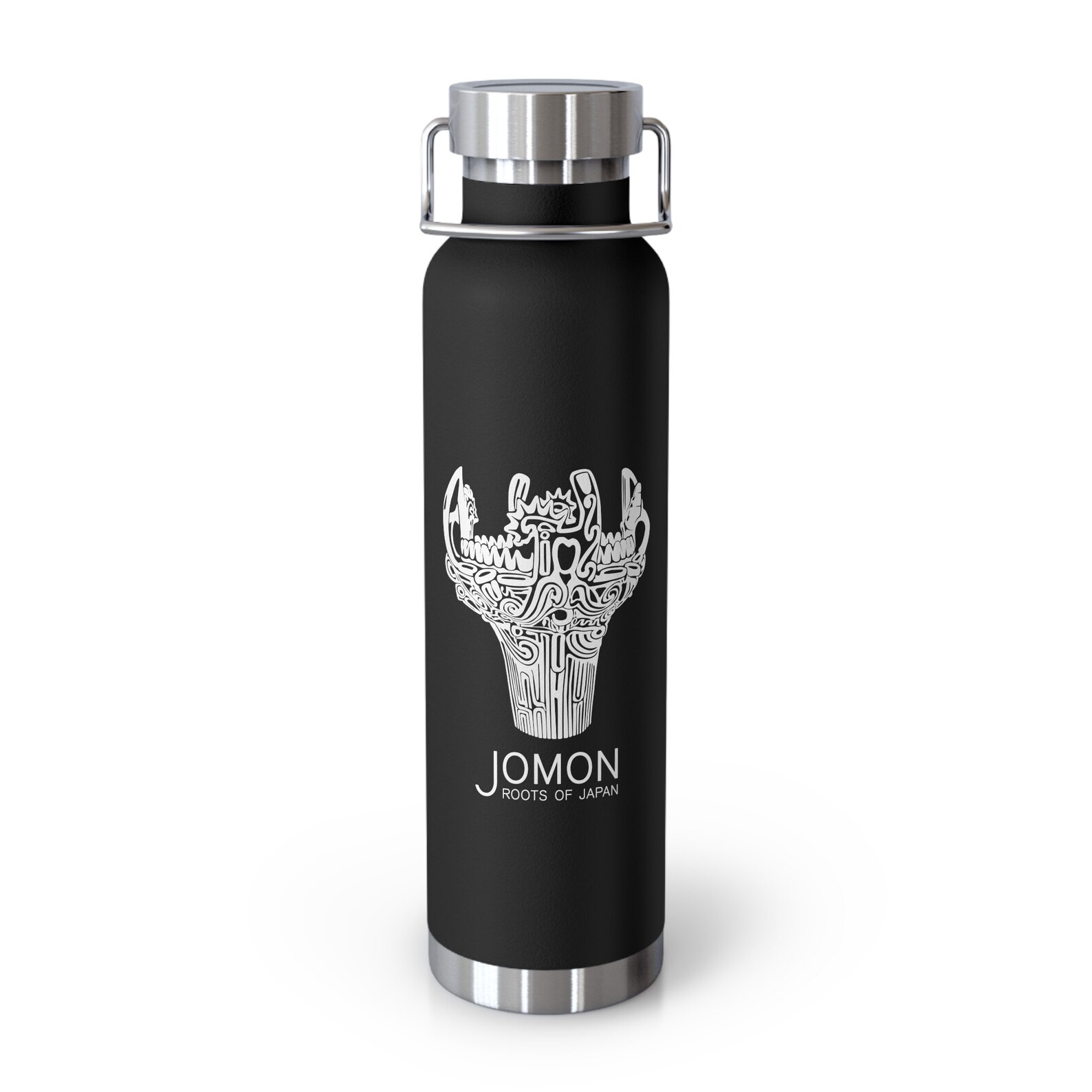 Jomon Japanese Water Bottle, Jomon Period Folk Art Jomon Doki Print ...