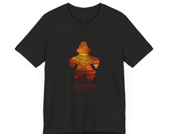 Jomon Japanese Shirt, Ancient Japan Jomon Period Folk Art Jomon Design ...
