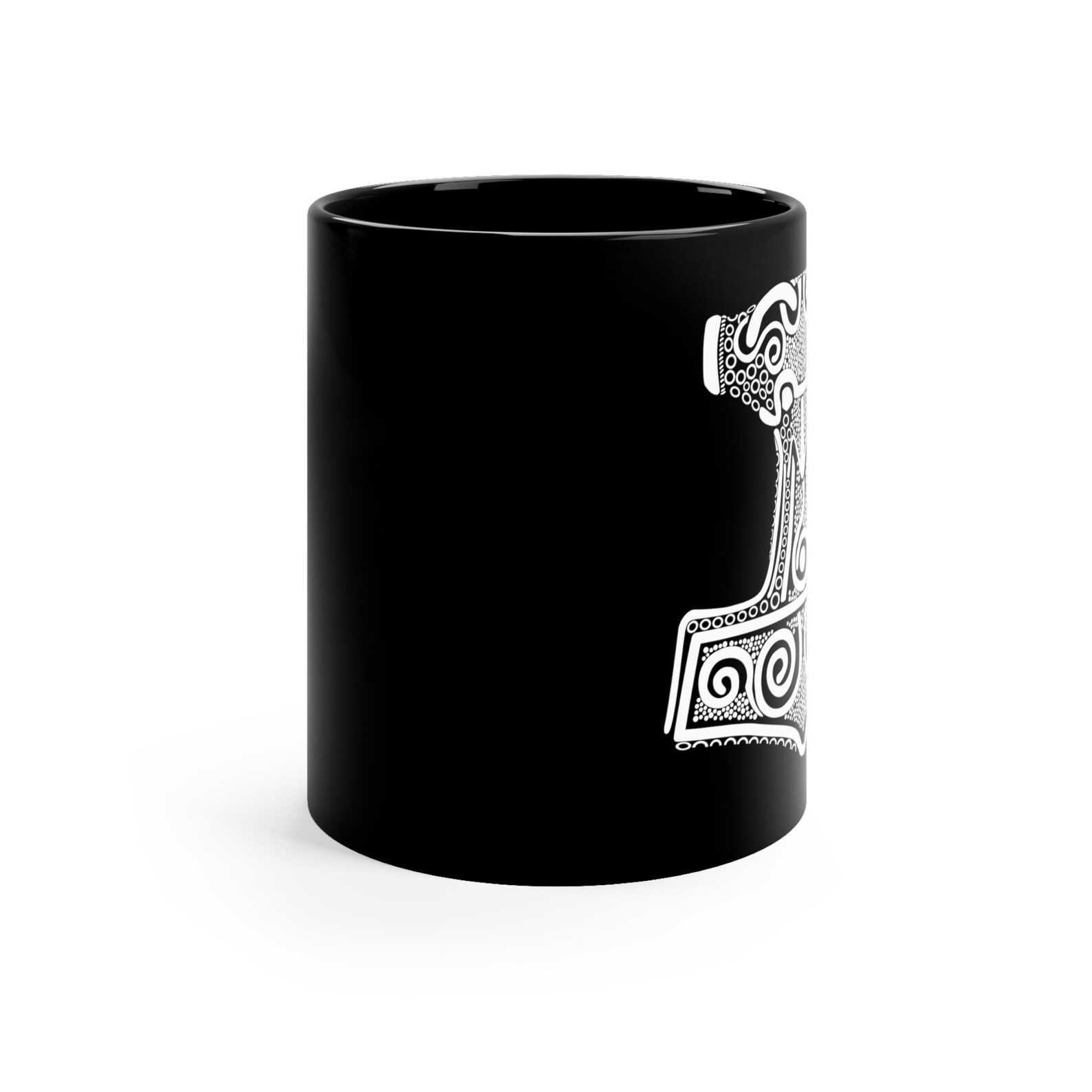 Mjolnir Viking Coffee Mug, Thor Hammer Mead Cup, Norse Mythology Nordic ...
