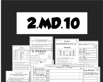 Picture Graphs & Bar Graphs Worksheets 2nd Grade Graphing and Analyzing ...