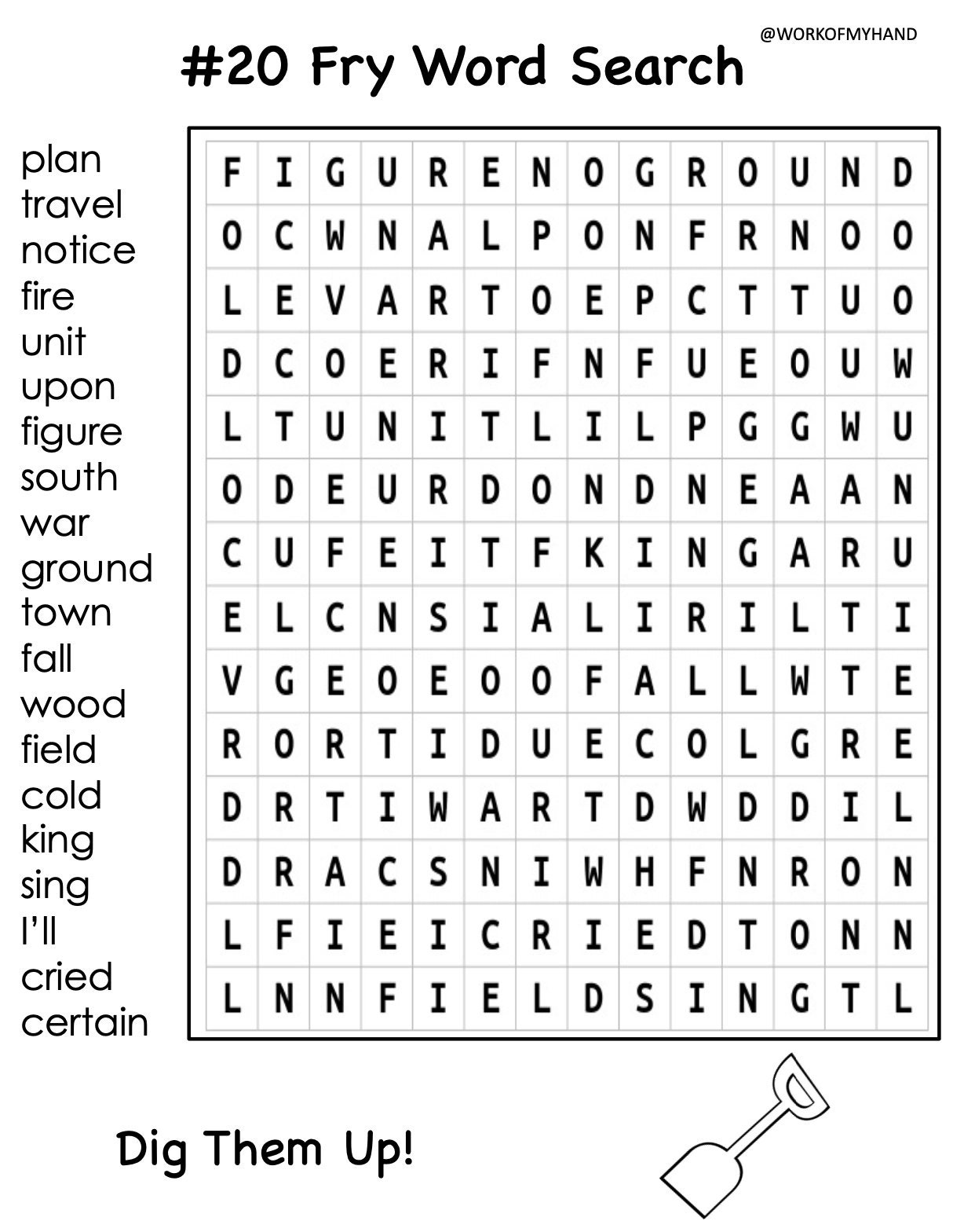 1000 Fry Words Word Search Puzles - Etsy