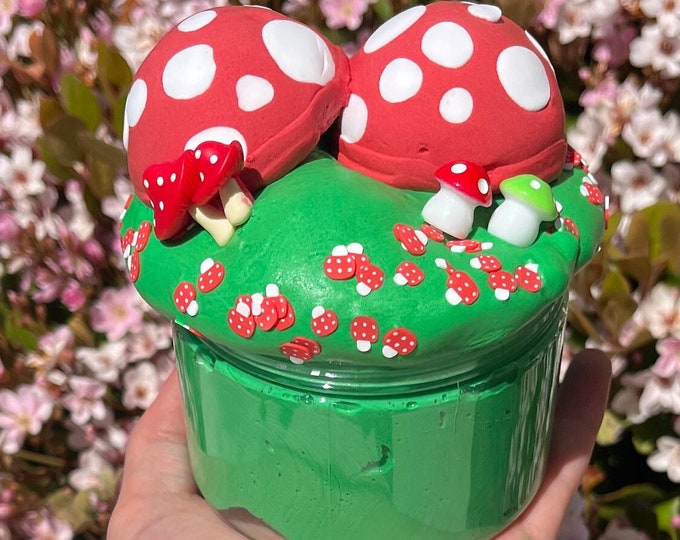 Mushroom Garden, DIY Clay Kit, Clay Slime, Butter Slime, SCENTED, Large ...