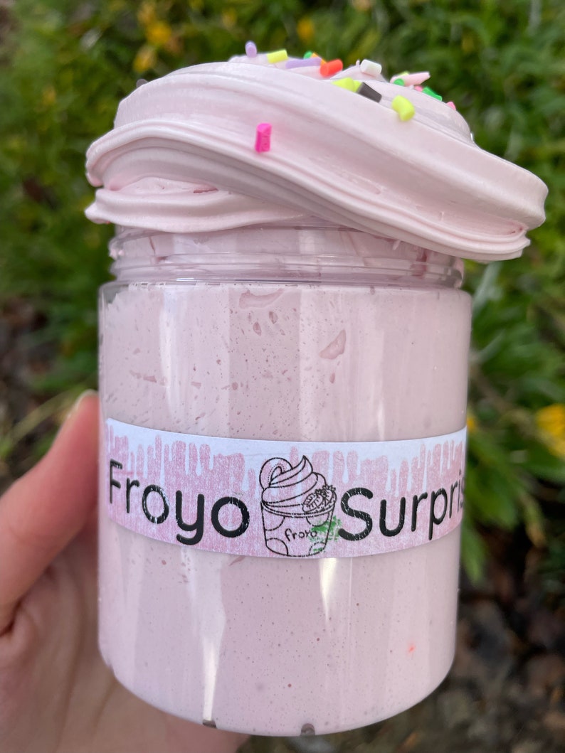 Froyo Surprise Butter Slime With Sprinkles, SCENTED Frozen Yogurt ...