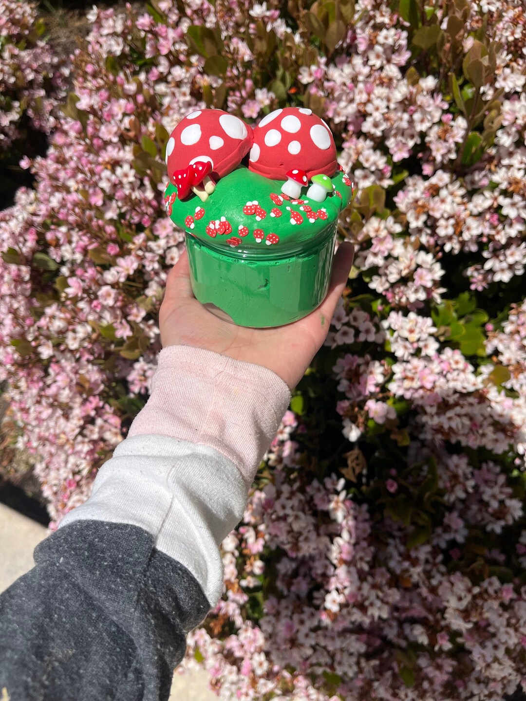 Mushroom Garden, DIY Clay Kit, Clay Slime, Butter Slime, SCENTED, Large ...