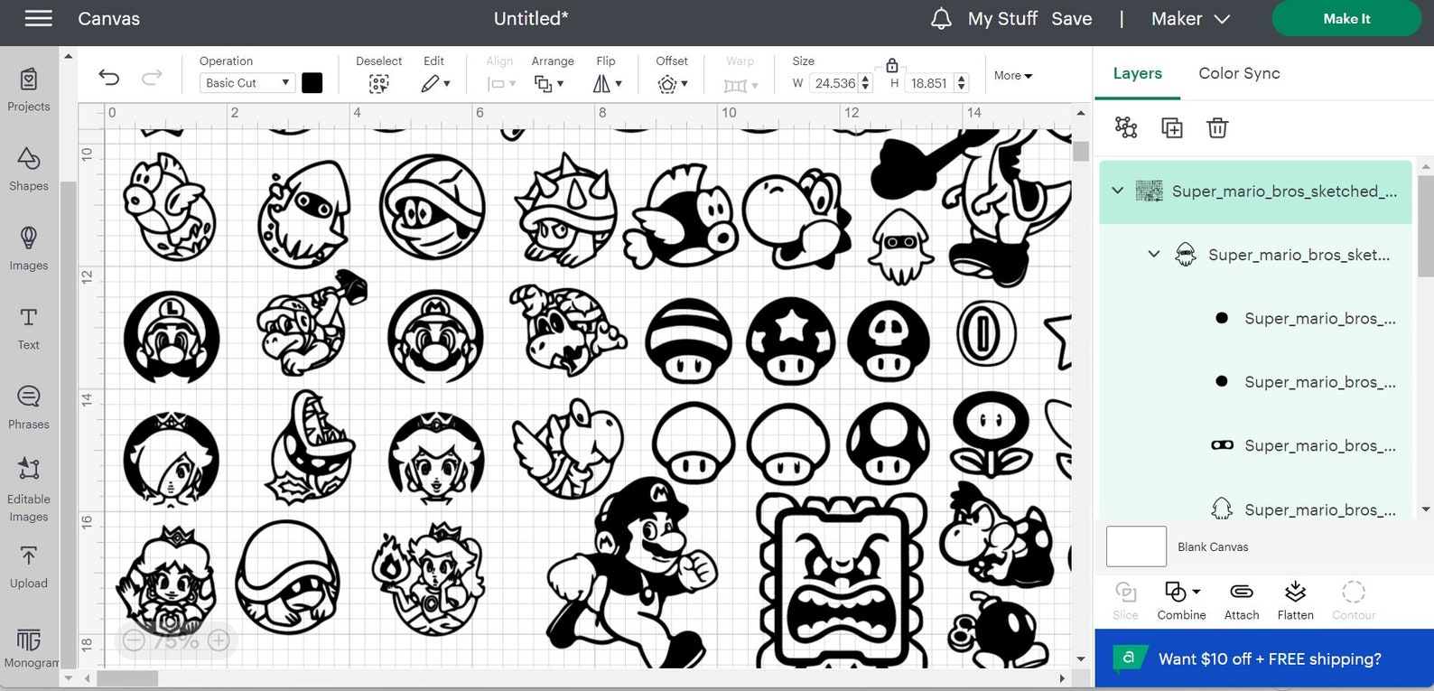 Super Mario Bros SVG Bundle: Cricut Cut Files (instant Download) - Etsy