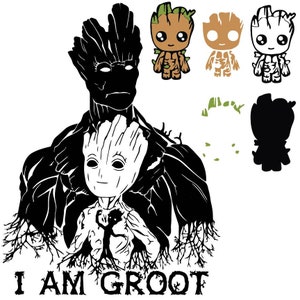 I Am Groot SVG: Guardians of the Galaxy Cricut Design (digital File) - Etsy