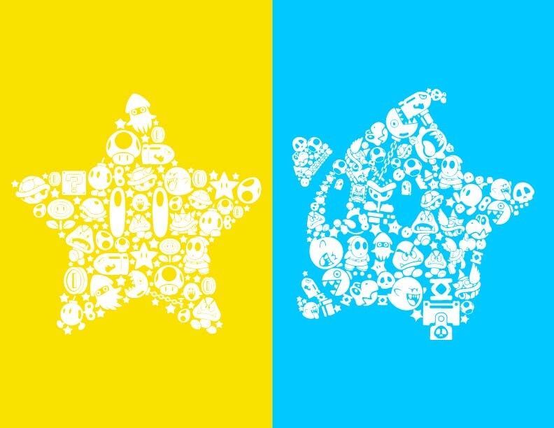 Super Mario Bros. Outline SVG: Cricut Ready Digital Files - Etsy