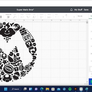 Super Mario SVG Cut Files: Mario Bros Cricut & Silhouette (digital ...