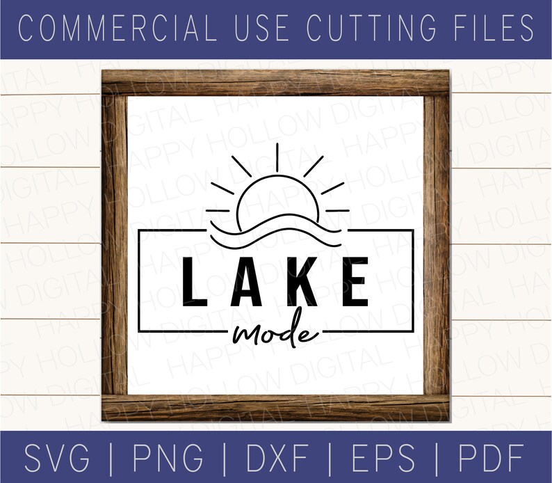 Lago SVG Verano svg Modo lago SVG Decoración de la casa - Etsy México