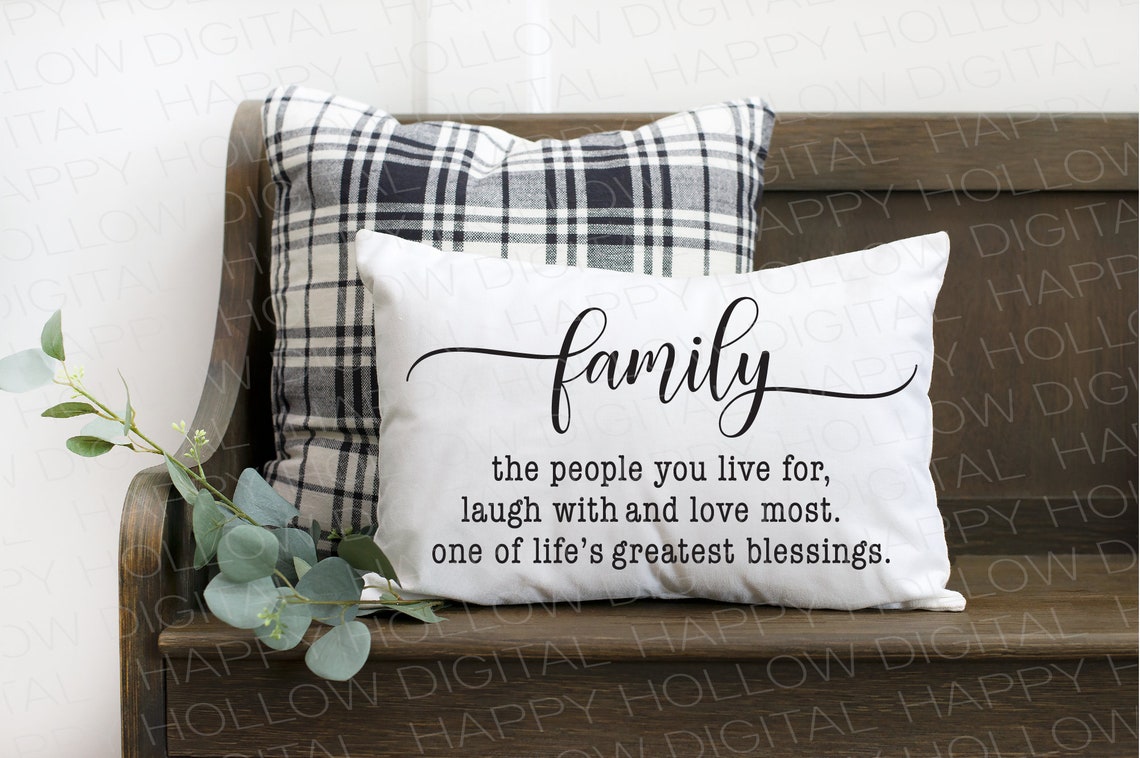 Farmhouse Family Blessing Sign SVG: Home Decor (digital Download) - Etsy