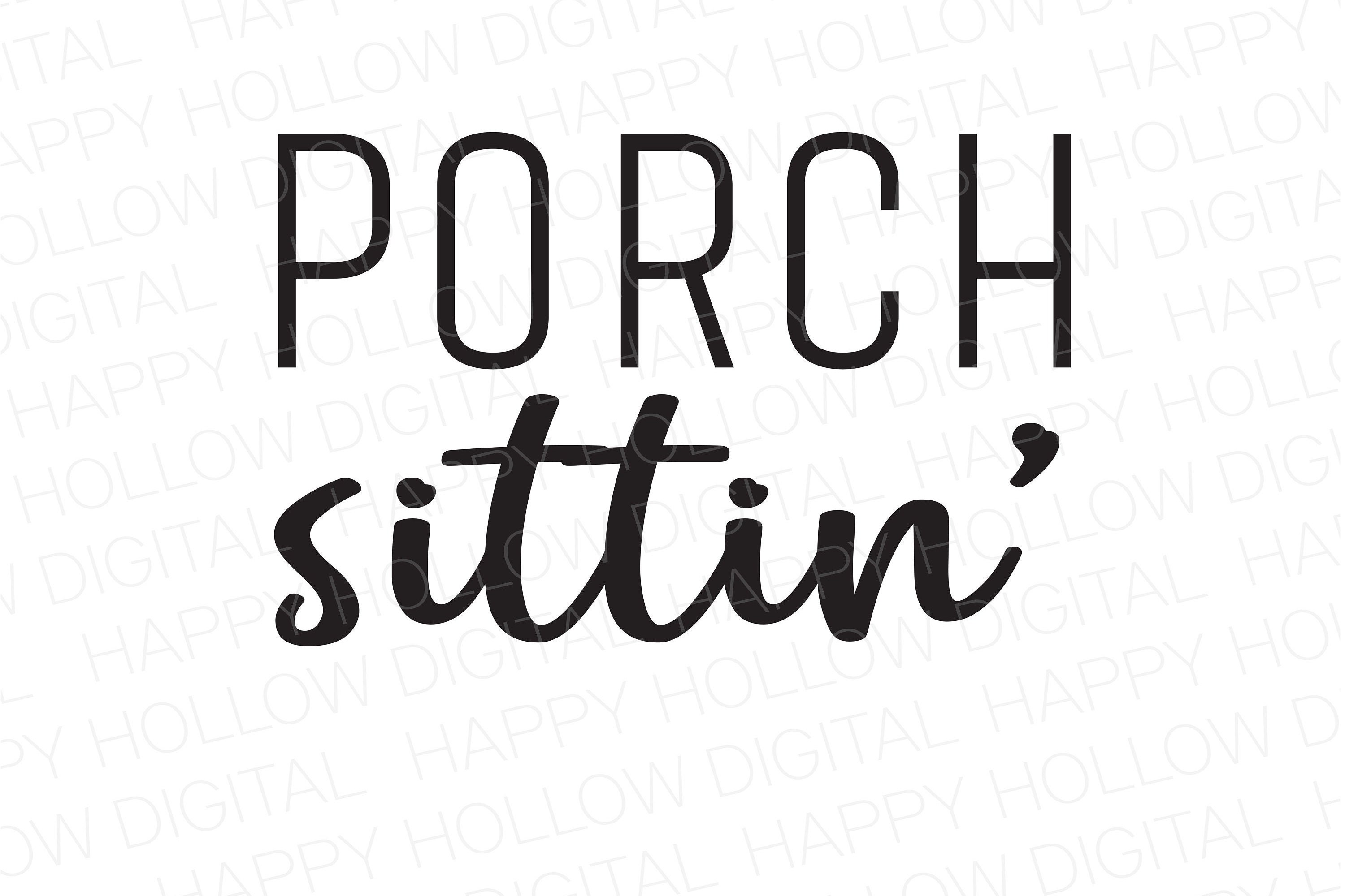 Porch Sign SVG Front Porch Decor SVG Cut Files for Cricut Outdoor ...