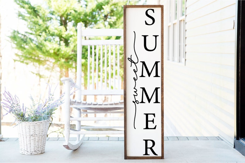 Sweet Summer Porch Sign SVG: Seasonal Patio Decor (digital Print) - Etsy