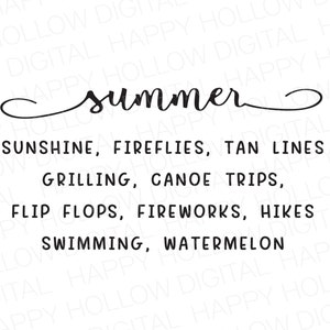 Summer Bucket List - Bucket List Sign - Porch Sign - Seasonal Decor ...