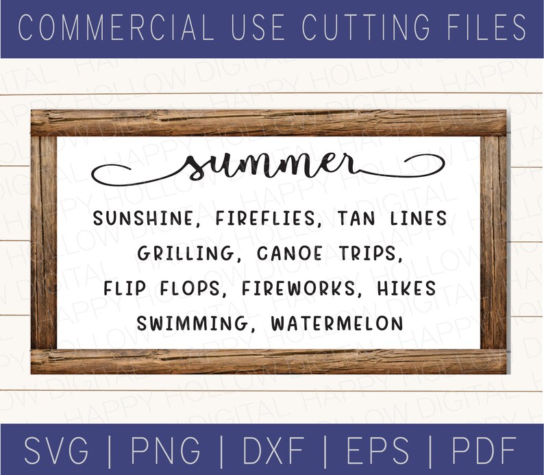 Summer Bucket List - Bucket List Sign - Porch Sign - Seasonal Decor ...