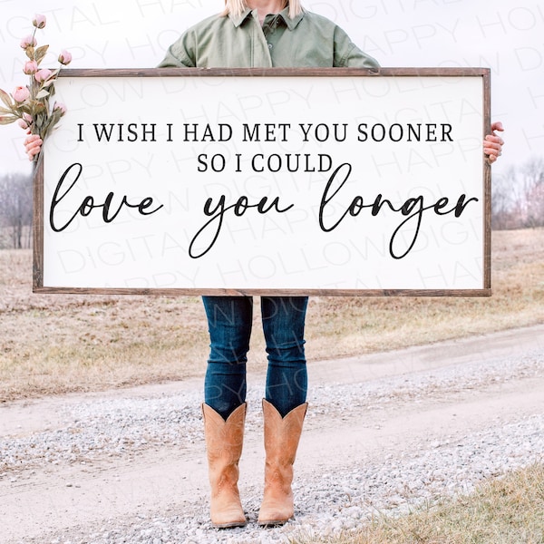 Met You Sooner Sign - Etsy