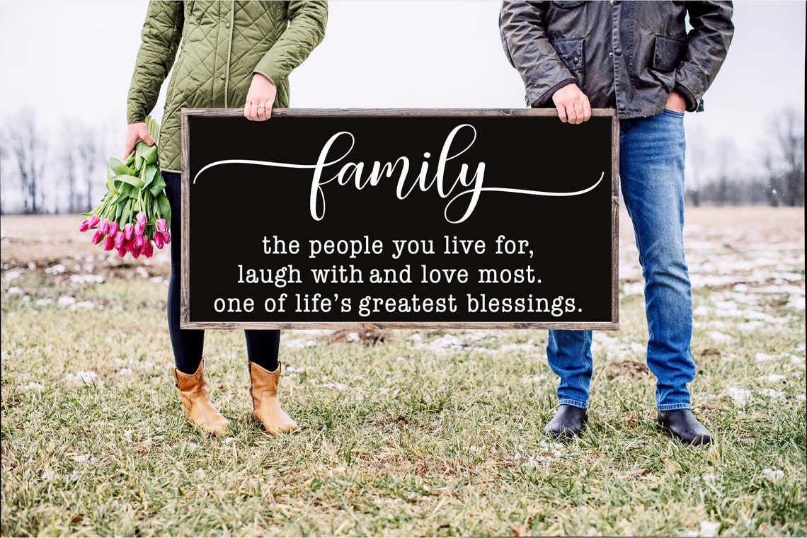 Farmhouse Family Blessing Sign SVG: Home Decor (digital Download) - Etsy