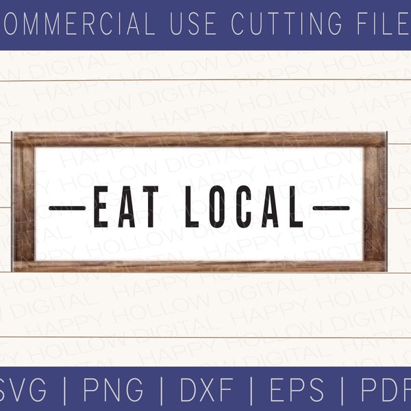 Eat Local Signs - Etsy