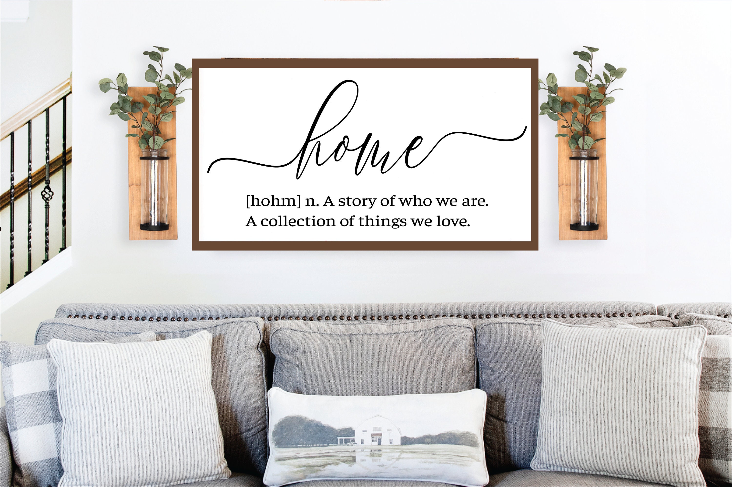 Home Definition SVG Home Sign Family Gift Home Definition Print living ...