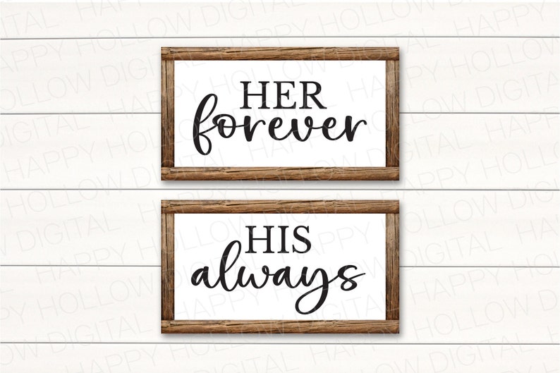 Forever and Always SVG Wedding Sign Wedding Decor - Etsy