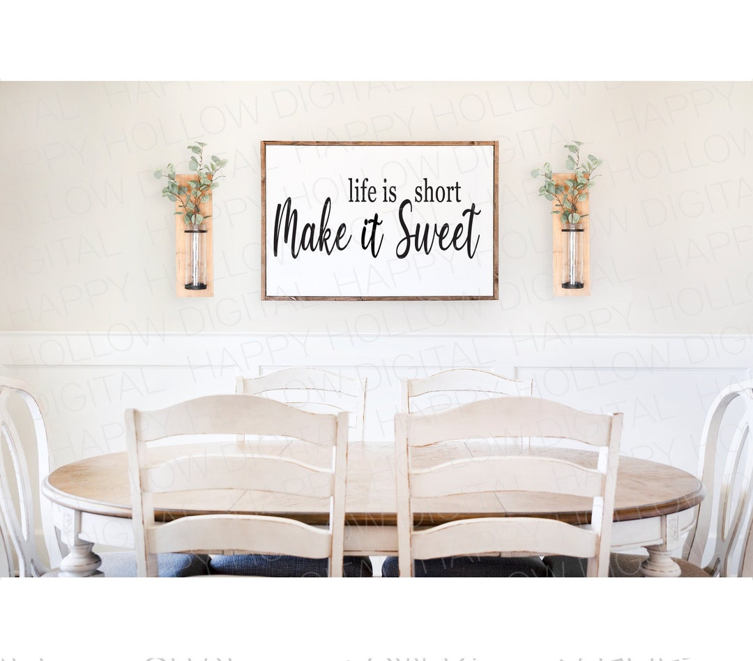 Life is SVG - Cut File -farmhouse Decor - Rustic Home Decor - Wall ...