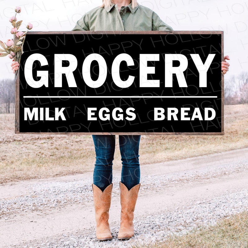Grocery Sign - Etsy