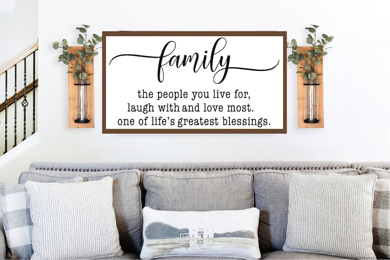 Farmhouse Family Blessing Sign SVG: Home Decor (digital Download) - Etsy