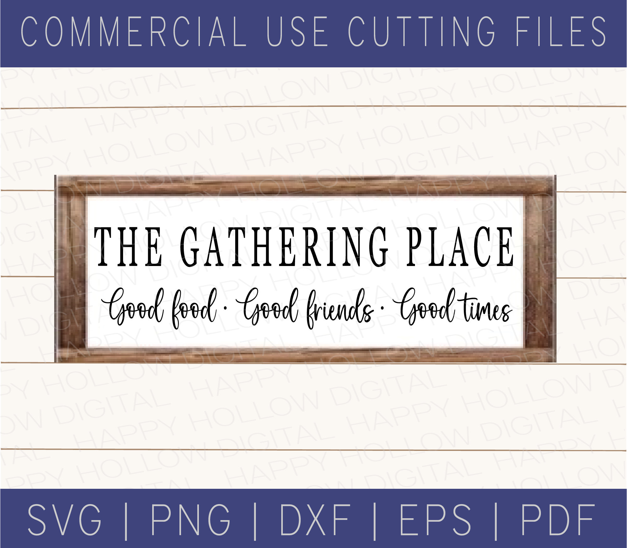 Gathering Place SVG: Porch Sign, Dining Room Art (digital Download) - Etsy