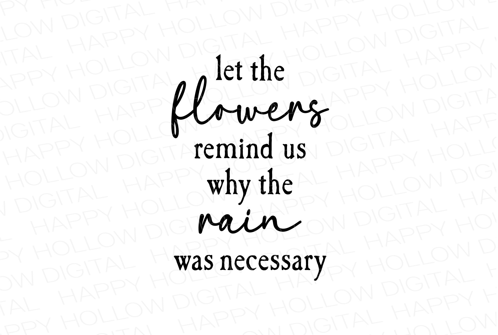 Let the Flowers Remind Us SVG Spring Decor Flowers Remind Us Sign Throw ...