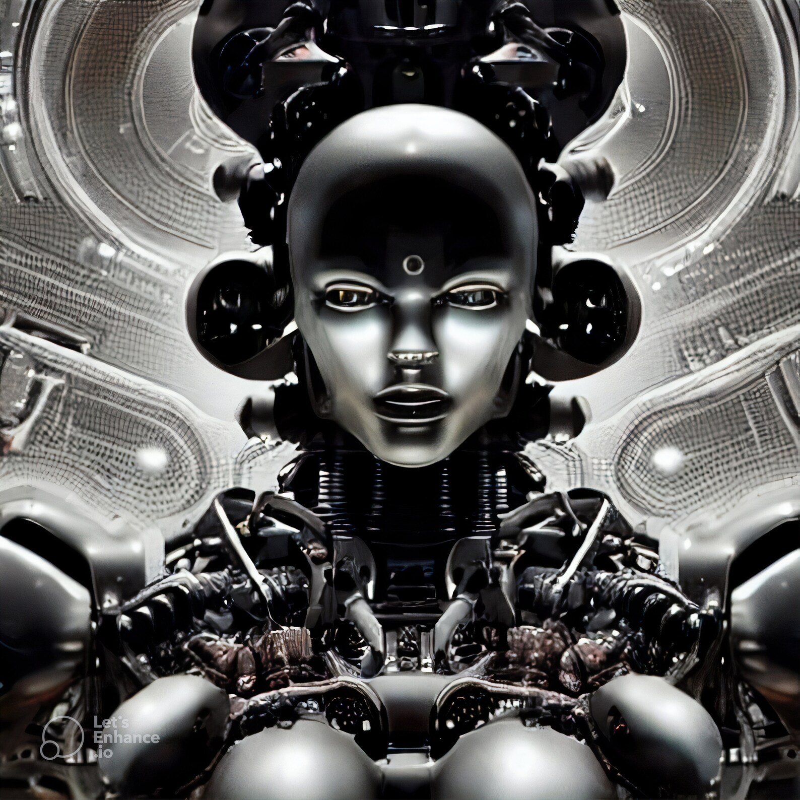 Futuristic Metropolis Cyborg Art Print, Modern Sci-fi Wall Decor, Sci ...