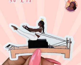 Pilates Sticker | Pilates Princess Sticker | Reformer Pilates Sticker ...