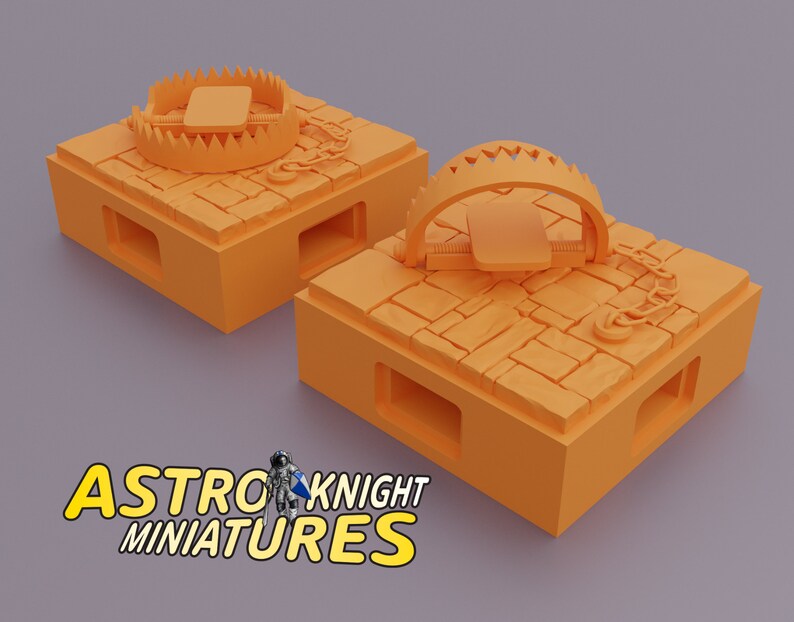 Dungeon Tile Terrain Stone Trap Add-on STL Models for 3D Printers - Etsy