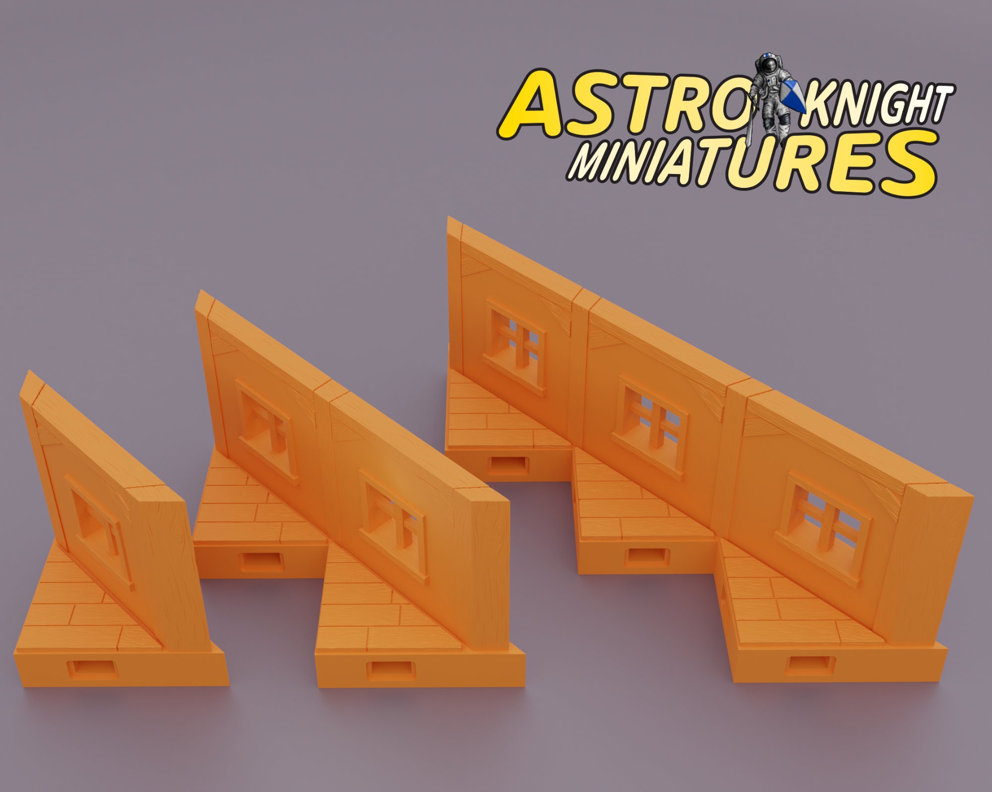 Wood Window Wall Add-on Dungeon Tiles, 3d Printer STL Models for Table ...