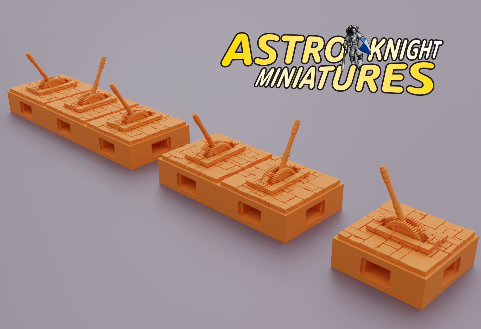 Dungeon Tile Terrain Stone Levers & Switches Add-on STL Models for 3D ...