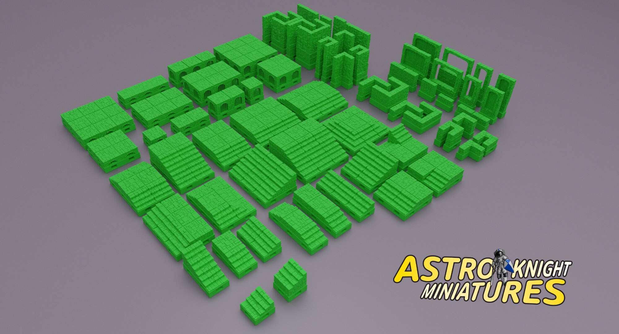 Steps & Ledges Dungeon Tile STL Models Add-on - Etsy