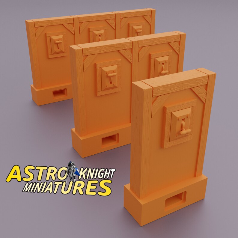 Dungeon Tile Terrain Wood Levers & Switches Add-on STL Models for 3D ...