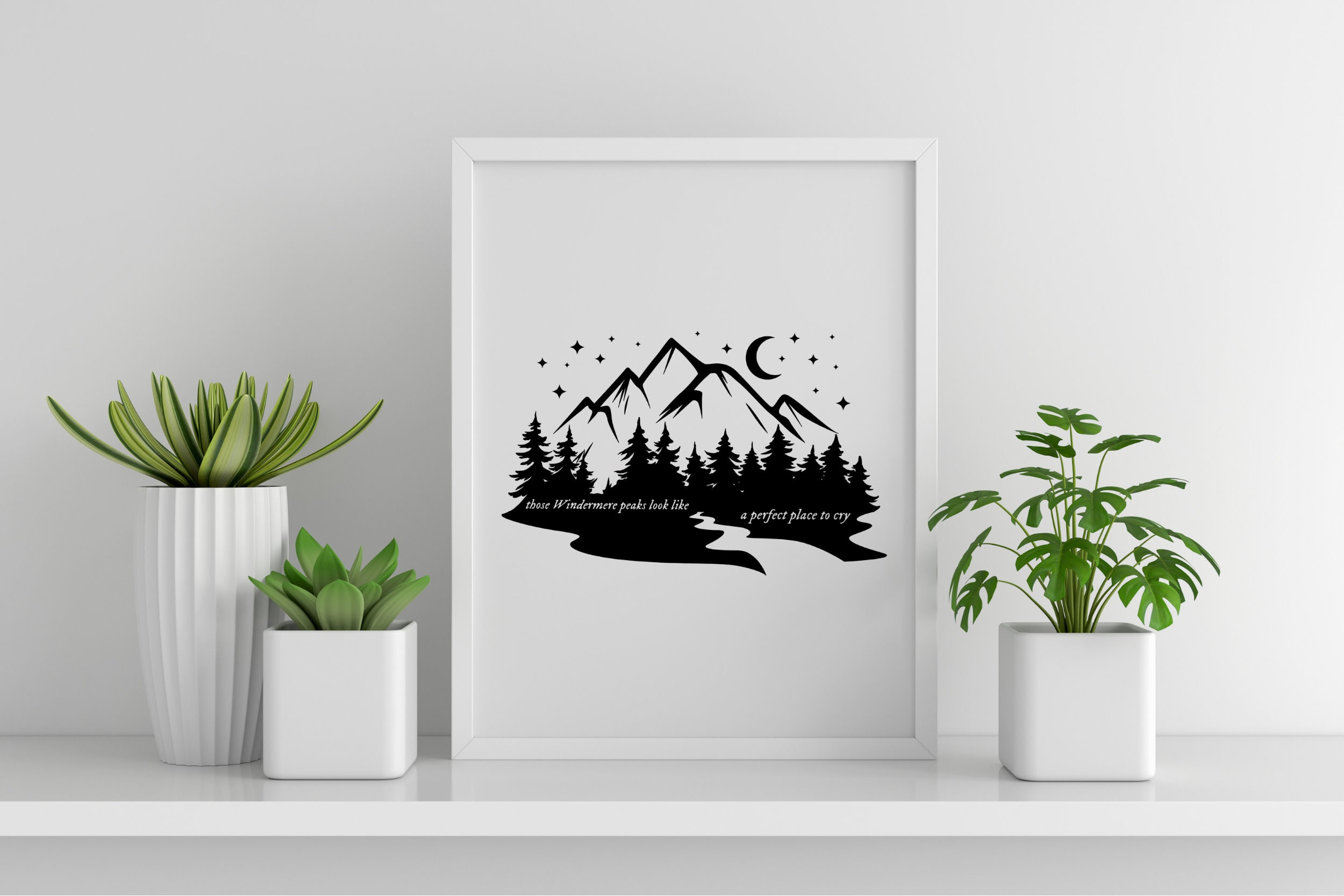 The Lakes SVG, PNG, JPG Digital Download - Etsy
