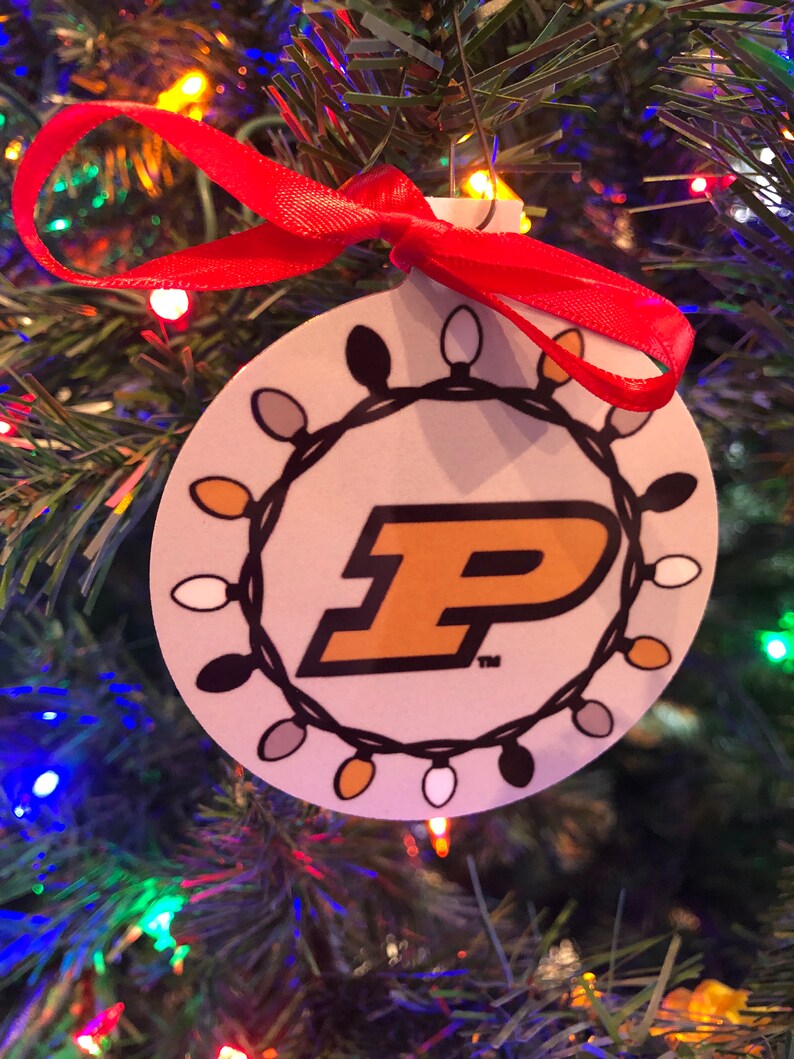 Purdue Christmas Metal Ornaments (5 Designs) - Etsy