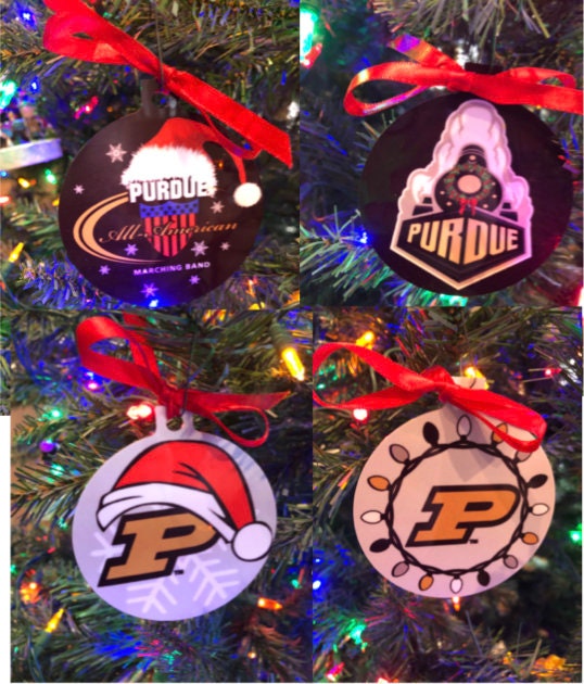 Purdue Christmas Metal Ornaments (5 Designs) - Etsy