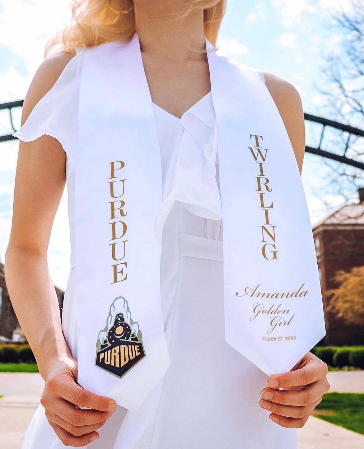 Customized Purdue Graduation Stole - Etsy
