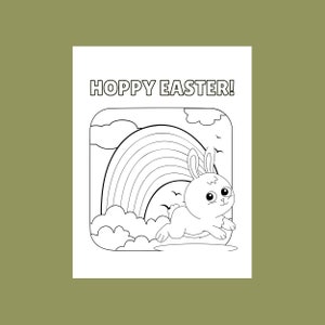 PRINTABLE Easter Coloring Pages for Kids - INSTANT DOWNLOAD - Etsy
