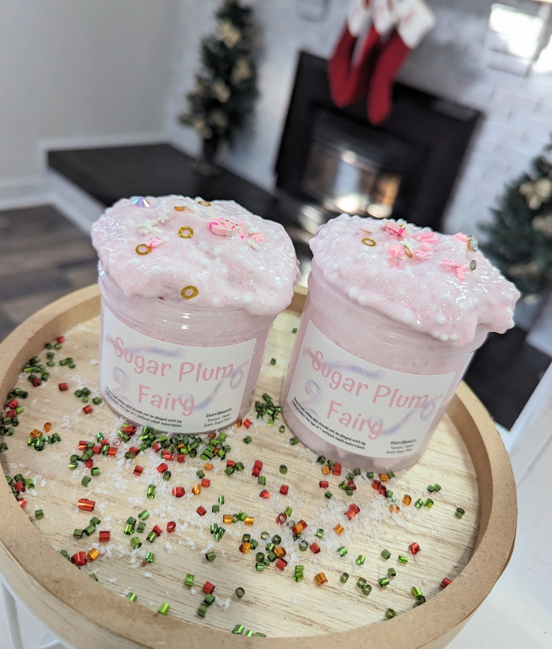 Sugar Plum Fairy Pink Floam Glitter Princess Nutcracker - Etsy