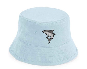 Great White Shark Fish Sun Hat for Kids and Adults. Great Bucket Hat ...