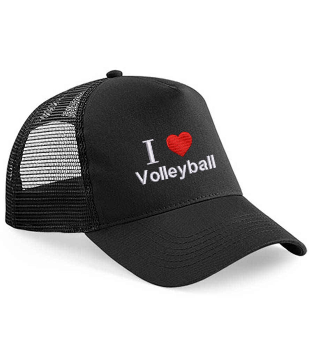 I Love Volleyball Cap Snapback Adults & Kids, Adjustable Strap, Sporty ...
