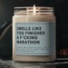 Marathon Gift Marathon Candle Gift for Marathon Runner Marathon Gift ...