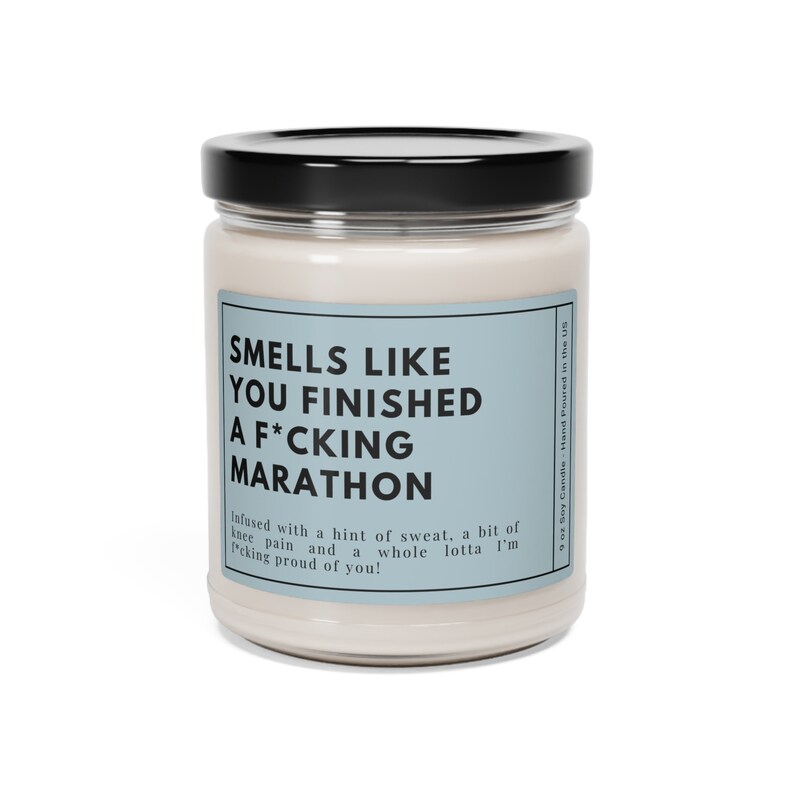 Marathon Gift Marathon Candle Gift for Marathon Runner Marathon Gift ...