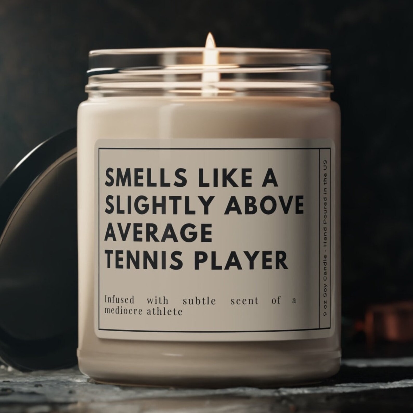 Tennis Candle Gift for Tennis Player Funny Tennis Gift Christmas Gift ...