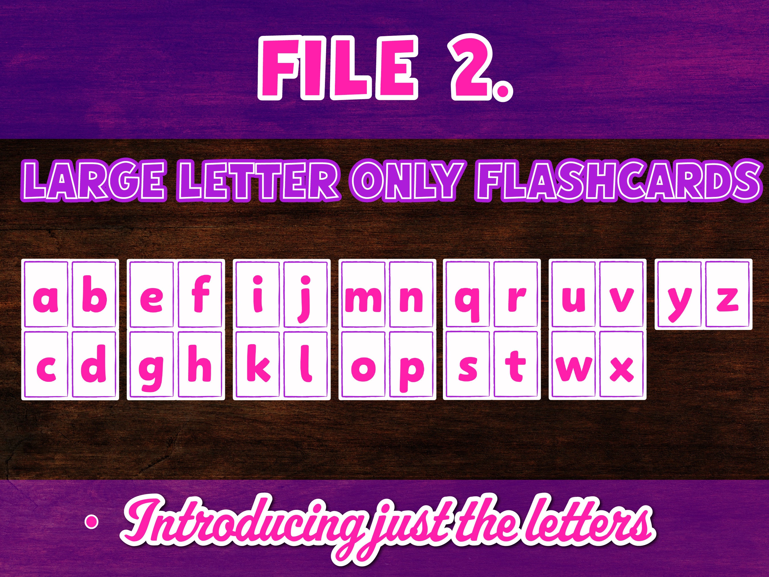 Printable Abc Flash Cards, Alphabet Flashcards, Learn the ABC, Double ...