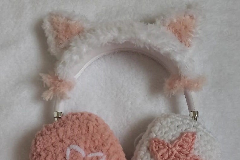 Cat Ear Crochet Headphone Accessory ears Only - Etsy