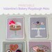 Valentine's Day Playdough Mats, Valentine's Bakery Playdough Mats for ...