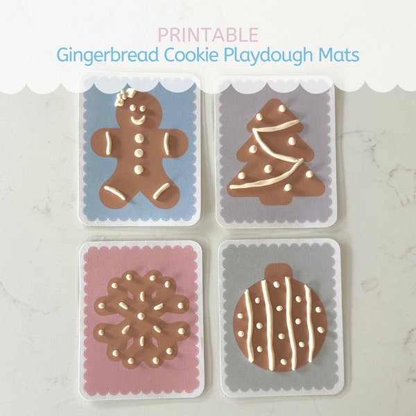Gingerbread Play Dough Kit - Etsy